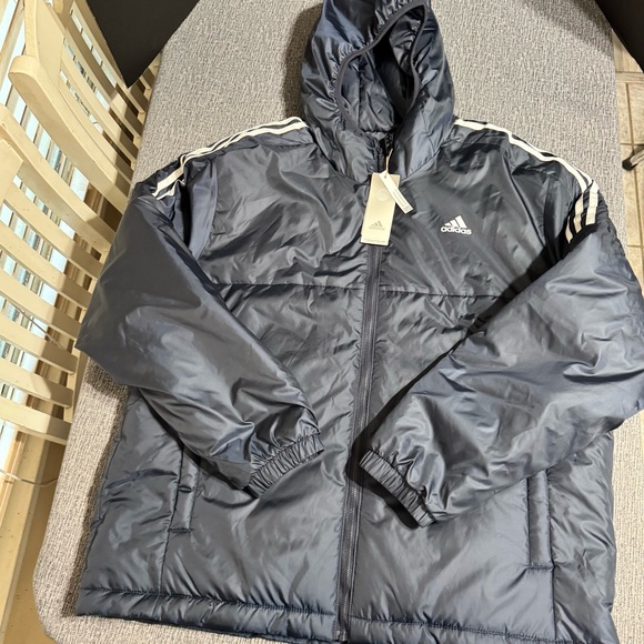 adidas | Jackets & Coats | Adidas Mens Essentials Hooded Jacket | Poshmark
